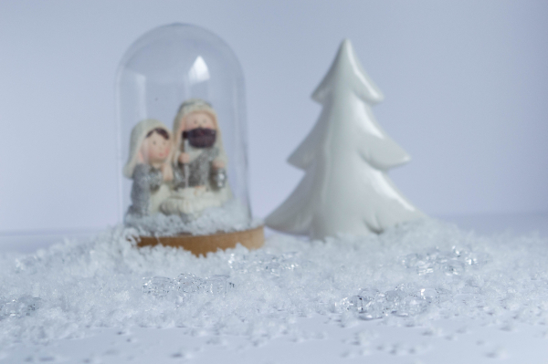 DIY: Cúpula con mini belén navideño - Niña Bonita