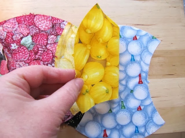 Sew Many Ways...: Machine Sewing Apple Core Quilt…With I Spy Fabric