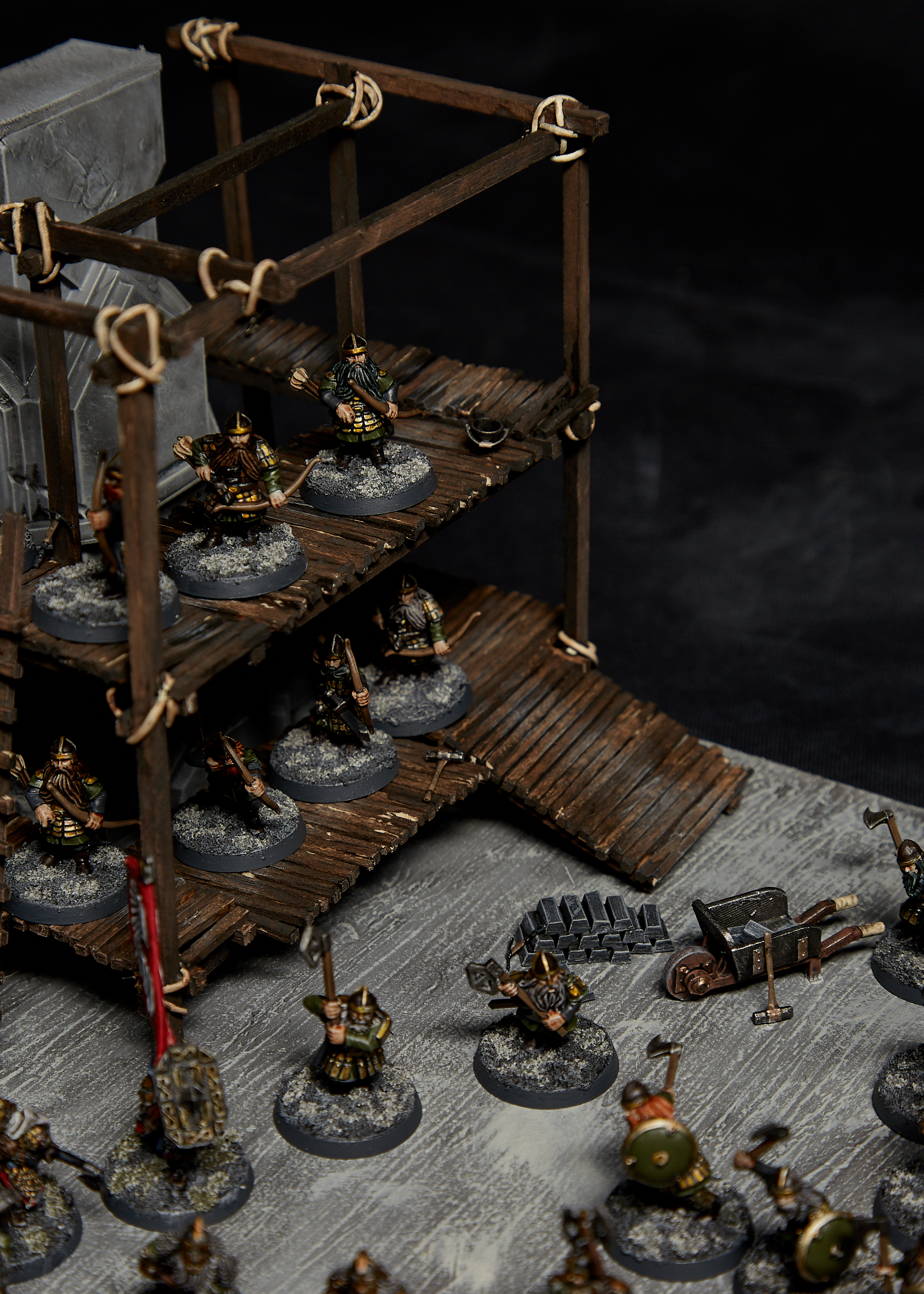 Drawn Combat: The Making of: Dwarrowdelf, a Khazâd-Dum Display Board