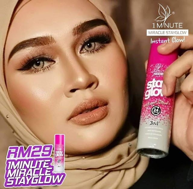 1 MINUTE MIRACLE STAY GLOW SETTING SPRAY