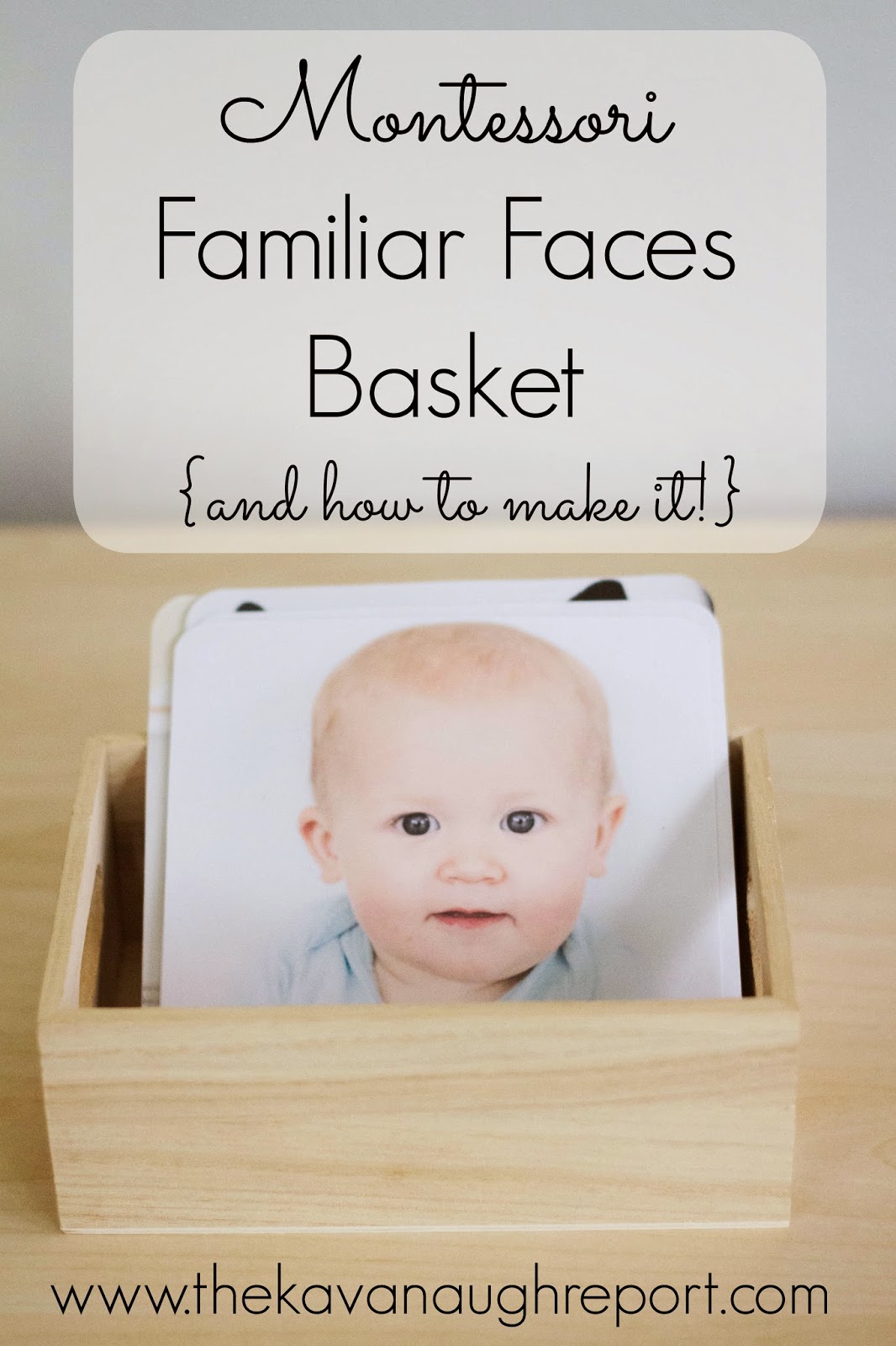 Montessori Familiar Faces Basket