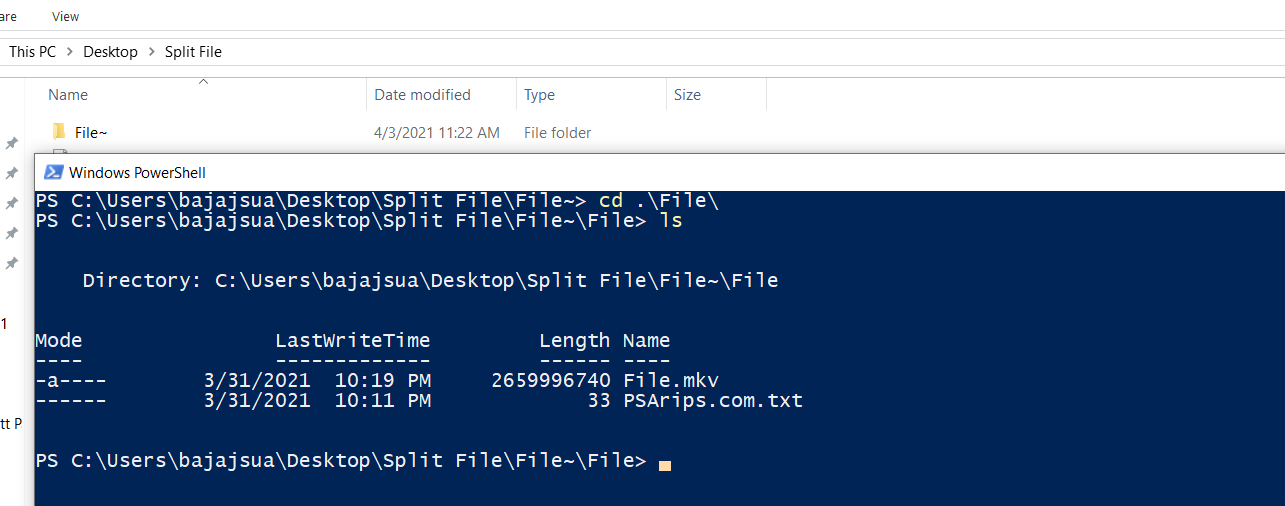 How to open .001 and .002 files using 7zip