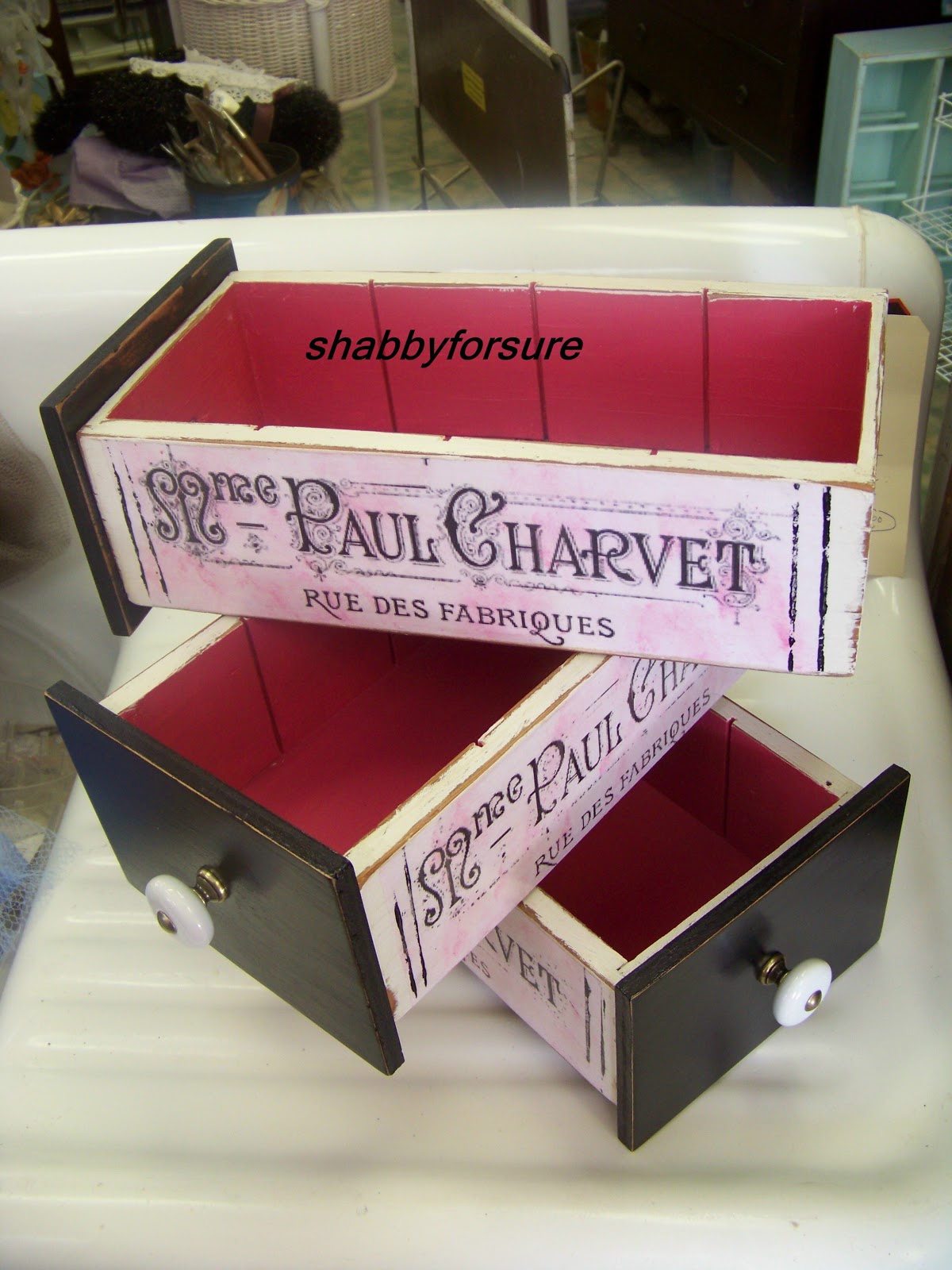 Shabby For Sure: French Chic Boxes