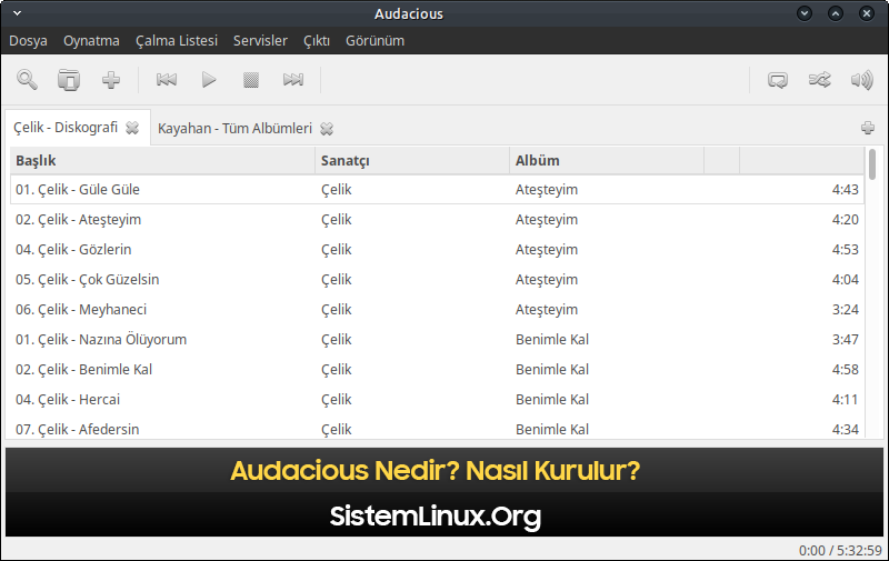 Audacious Nedir? Nasıl Kurulur?