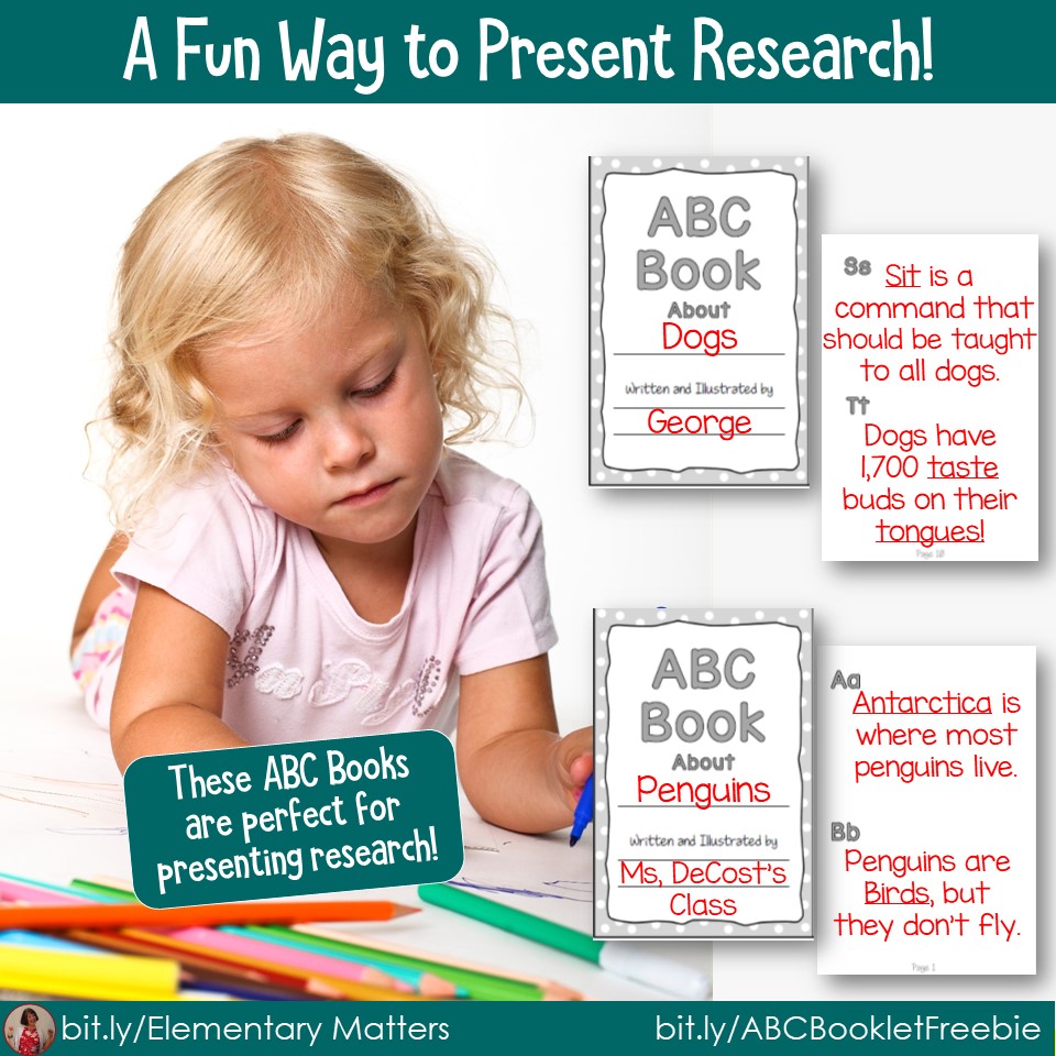 Elementary Matters: A Fun Way to Present Research!
