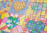 Mrs. Pearce's Art Room : Warm / Cool Hearts
