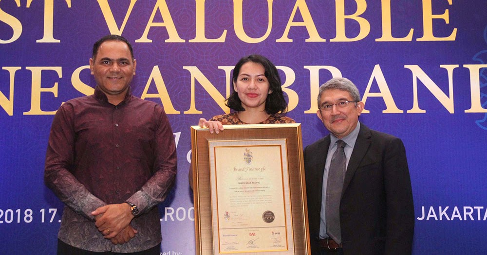 TEMPO SCAN RAIH PENGHARGAAN "INDONESIA'S TOP 100 MOST VALUABLE BRANDS 2018" ~ Tempo Scan