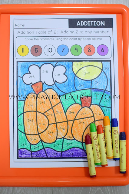 Mastering Addition with Color by Code Seasonal Themes | The Pinay ...