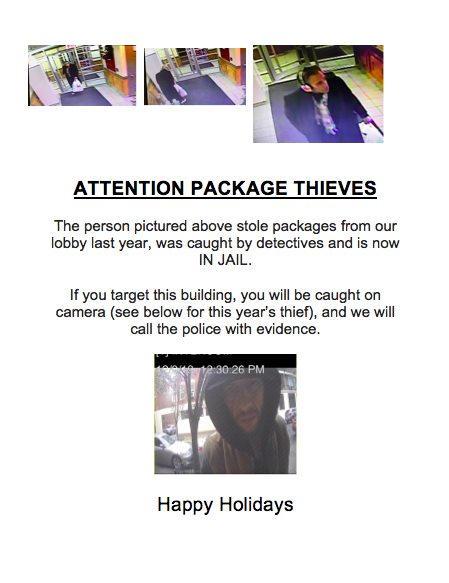 EV Grieve: 'Tis the package theft season