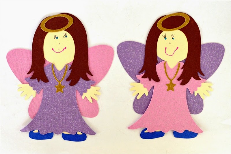 Capadia Designs: Angel Paper Dolls with the Cricut Explore