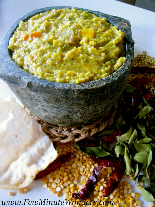 Sambar Sadham/ Rice With Lentils And Veggies - Few Minute Wonders