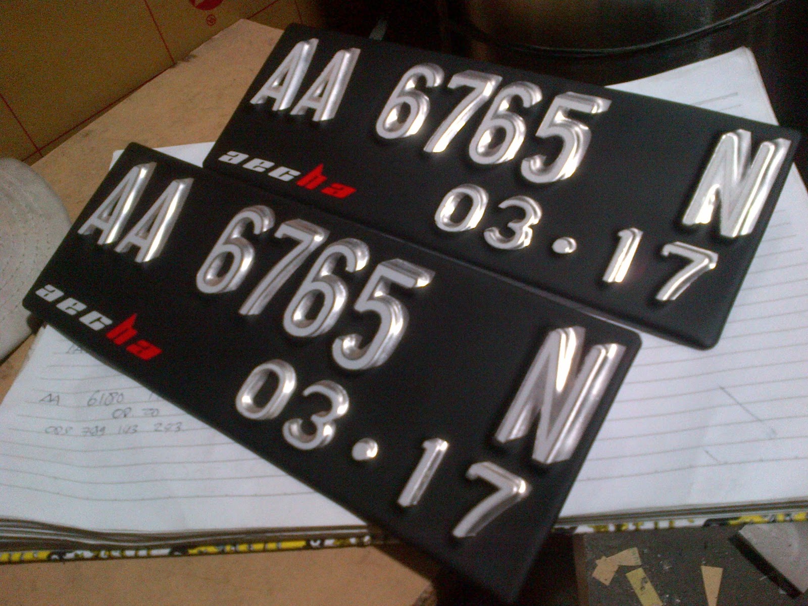 Modifikasi Plat Nomor Mobil - Perumperindo.co.id