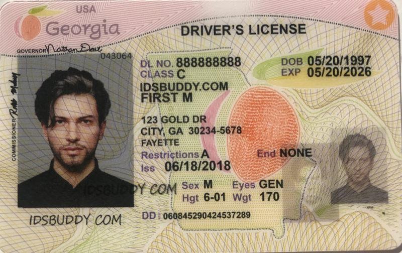 Georgia Fake ID Only in Best fake id cards maker website