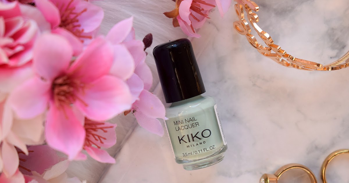 Review: Kiko Mini Nail Lacquer - 30 Mint Milk - Adjusting Beauty