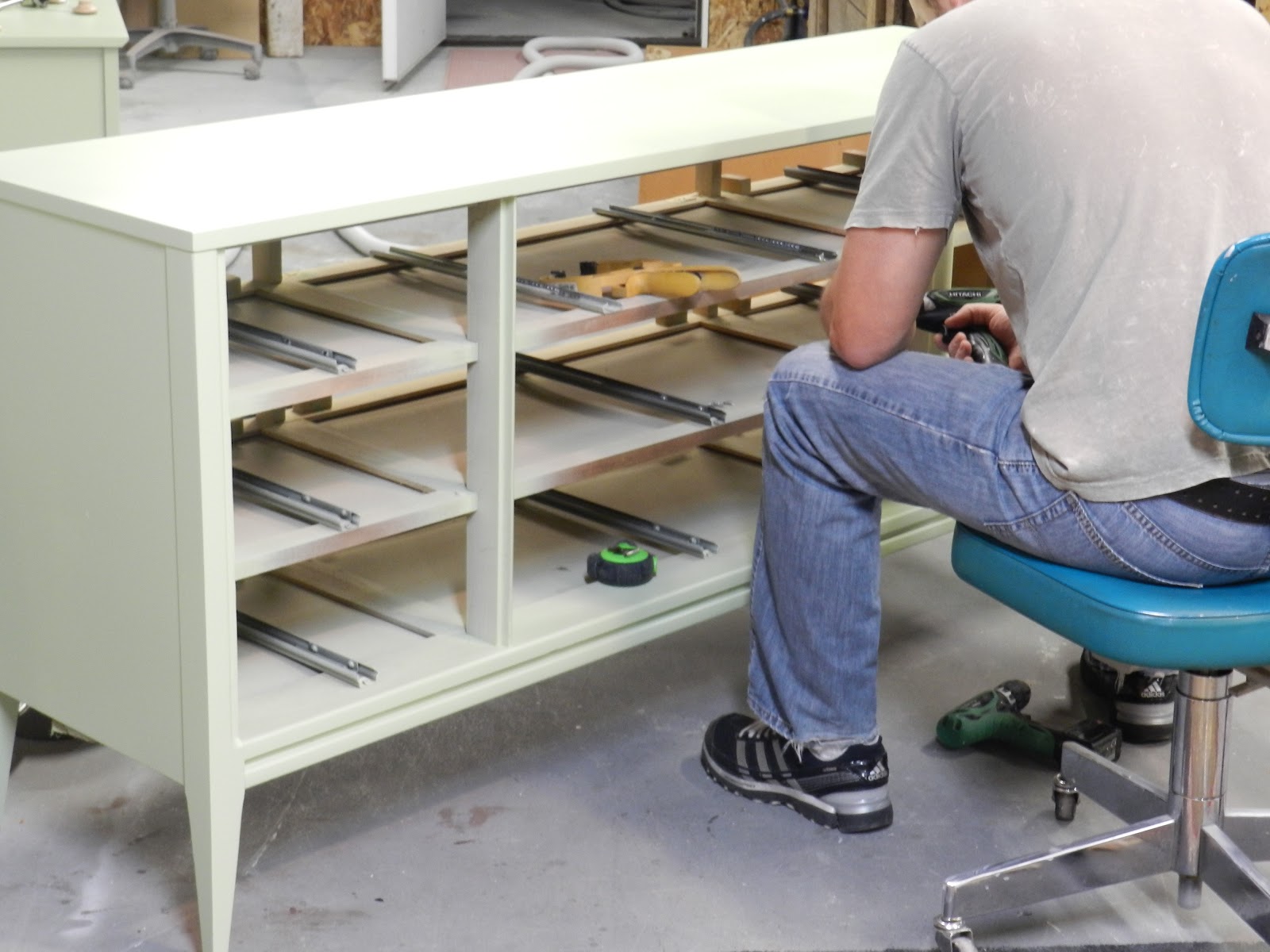 JULIE PETERSON - Simple Redesign: TURNING A MCM DRESSER INTO A TV ...