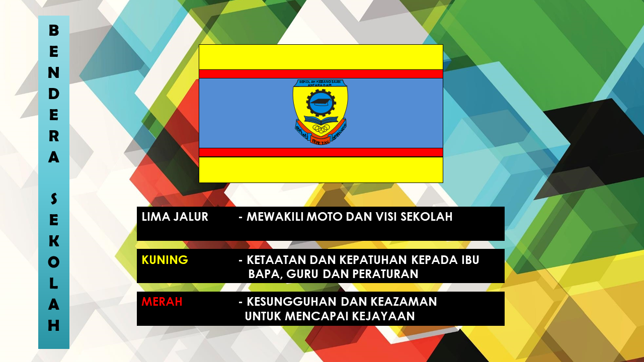 SK ANTARA GAPI: LENCANA DAN BENDERA SEKOLAH