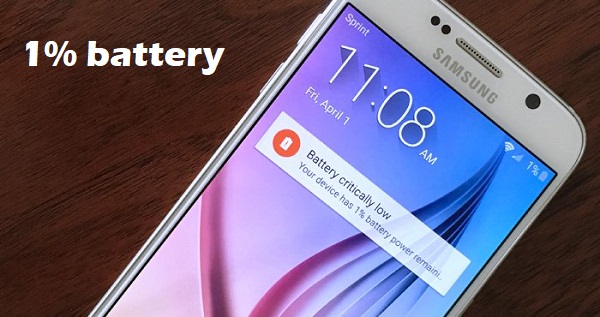 Why does 1% battery in any phone device last so long?