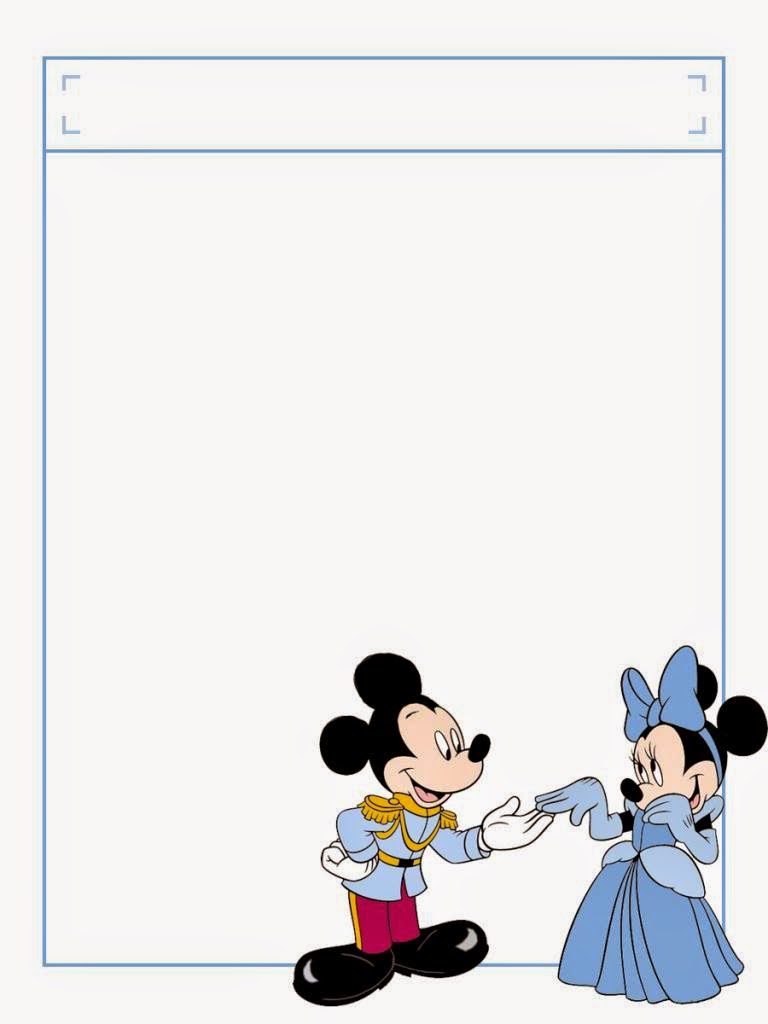 Mickey and Minnie Free Printable Notebook. - Oh My Fiesta! in english