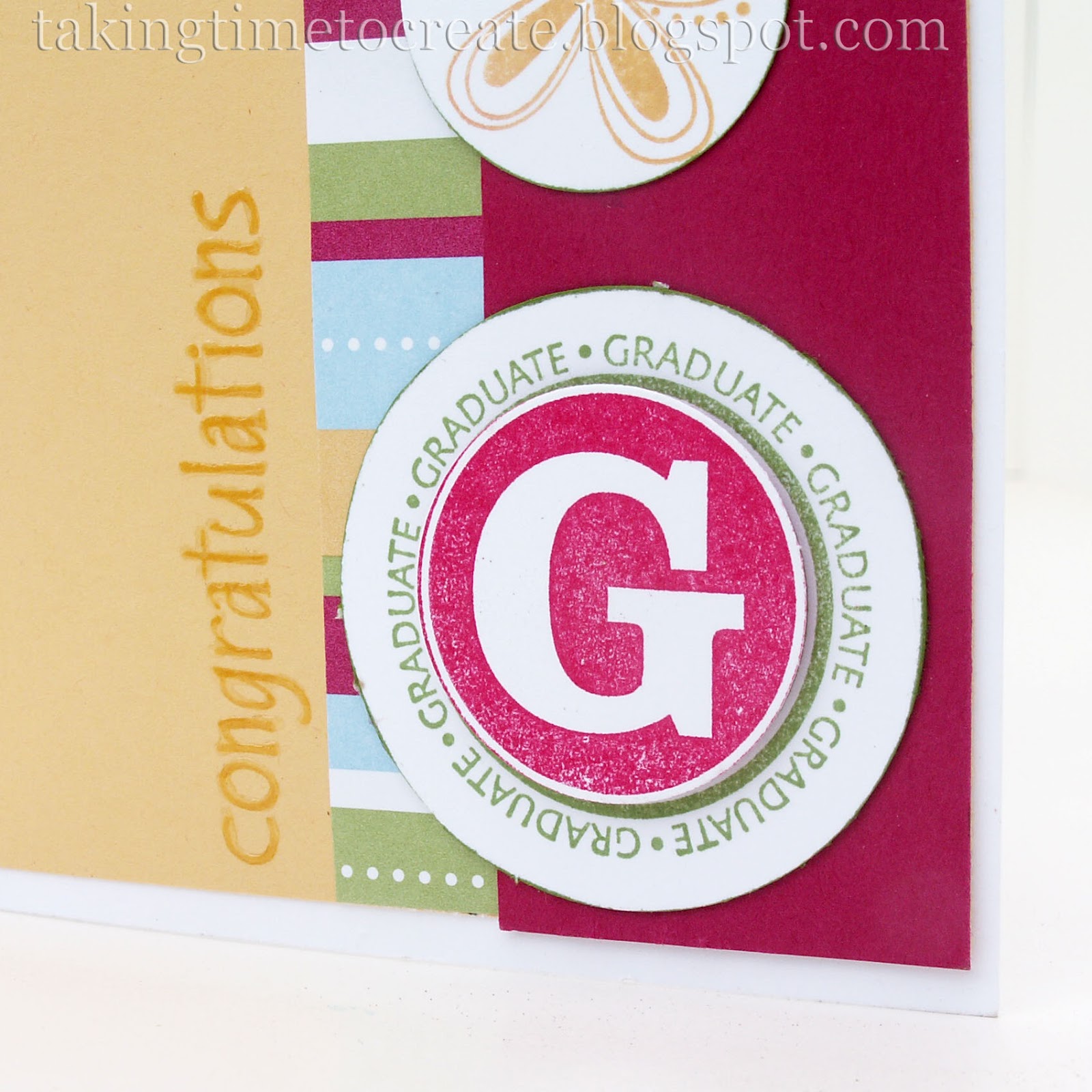 Taking Time To Create: Technique Tuesday{Friday}: Graduation Cards