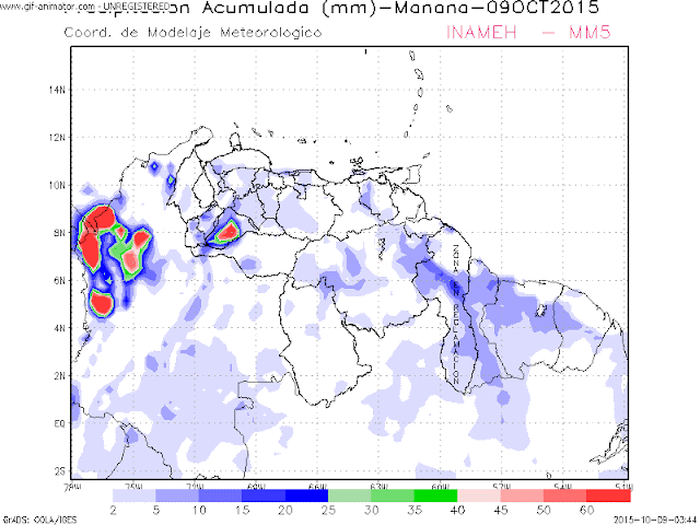 El tiempo meteorológico en Venezuela: Previsión meteorológica para ...