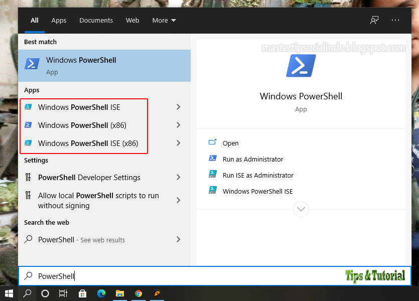 Cara Uninstall PowerShell di Windows 10/11 - Mastertipsorialindo