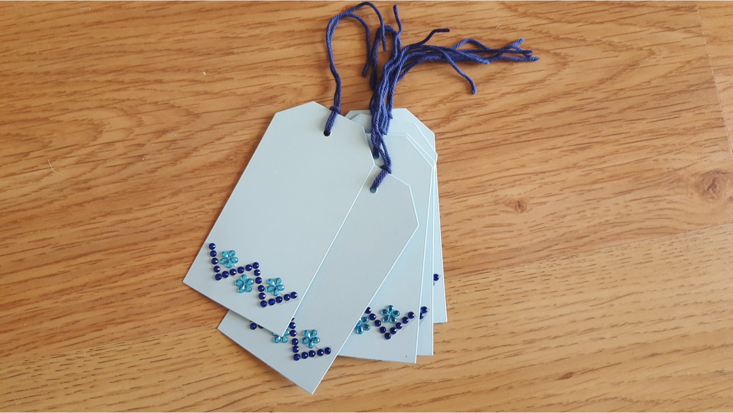 I made it Monday: a scrappy crochet pouch and rhinestones gift tags ...