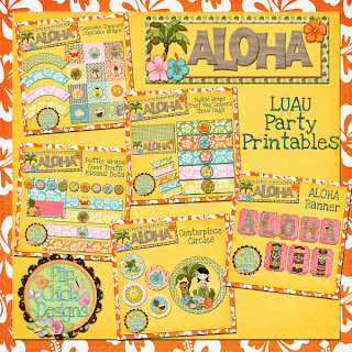 FlipChick Designs: Luau Party Feature
