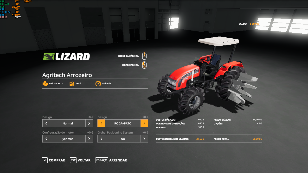 AGRO MODS OFICIAL: yanmar agritech arrozeiro