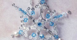 Bead and Wire Snowflake Jewelry Tutorials / The Beading Gem