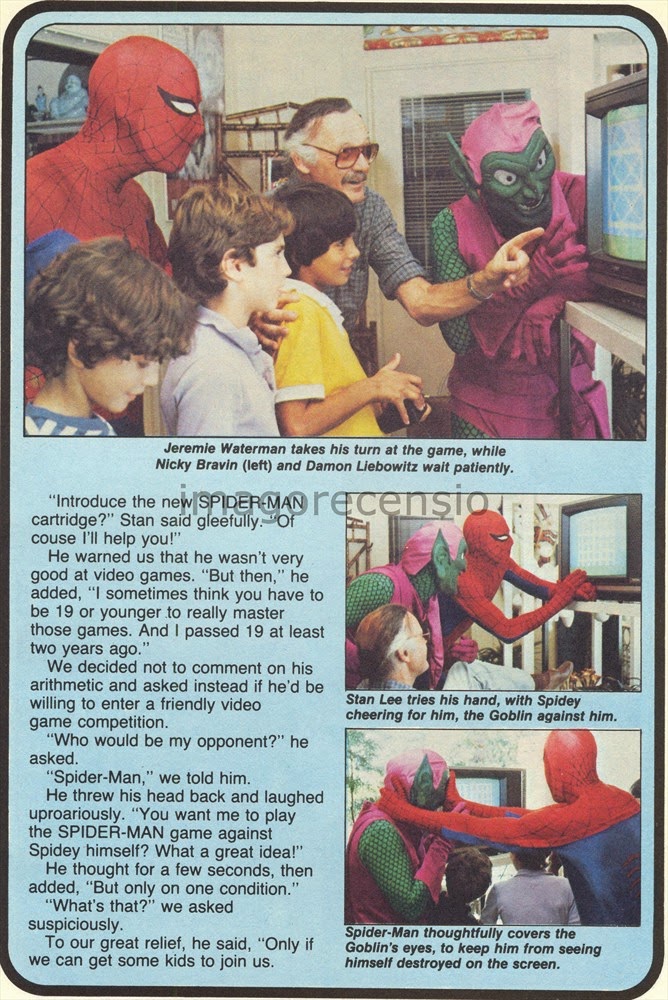 Imago Recensio: Blip, The Video Games Magazine: "Spider-Man plays ...