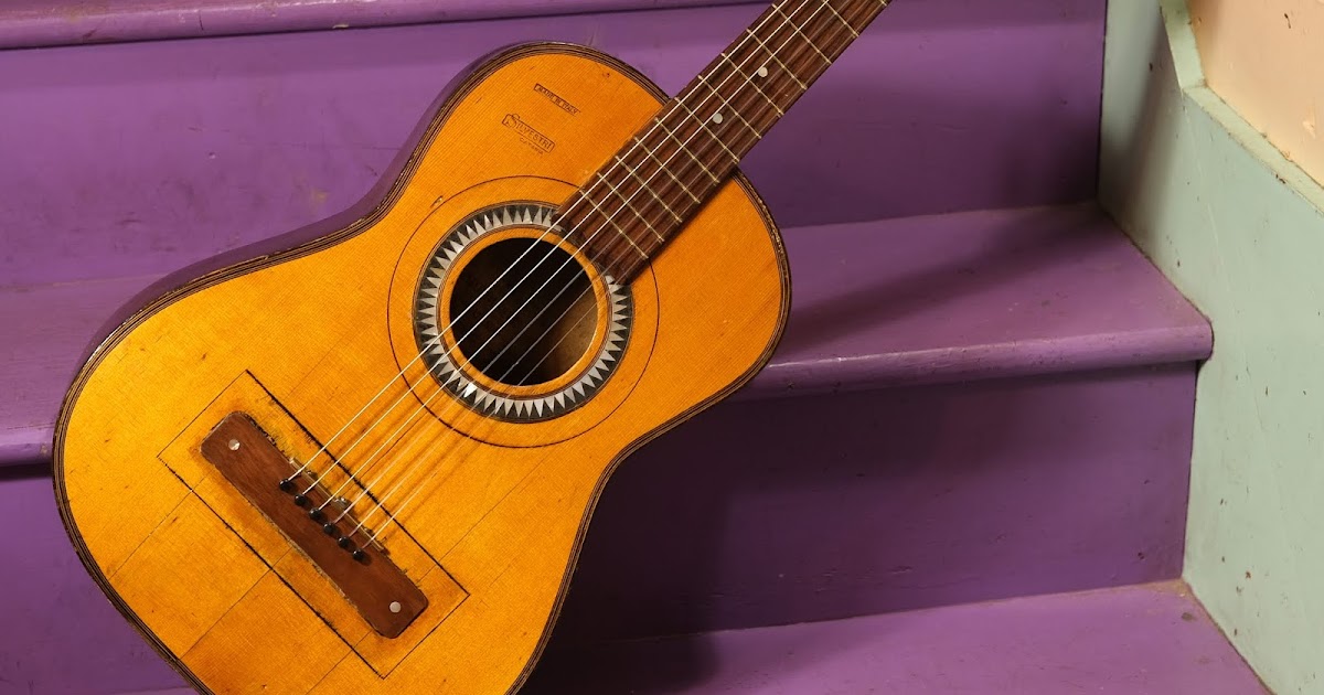 1950s Ermalinda Silvestri (Italian-made) Parlor Folk Guitar