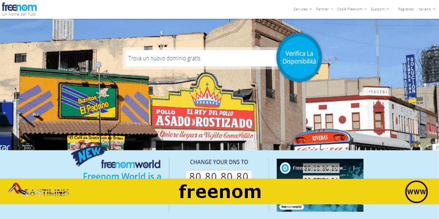 Registra un dominio gratis con Freenom - TantiLink