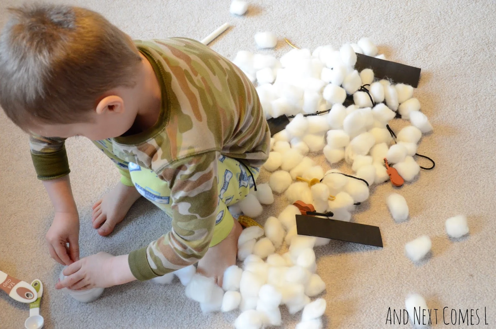 Musical Instruments Sensory Bin | And Next Comes L - Hyperlexia Resources