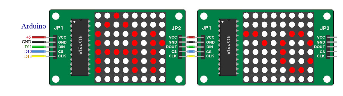 Vf Arduino Simulação No Proteus Arduino Controlando Modulo Matriz