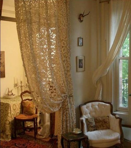 Eye For Design: Decorating With Portieres........Drapes For Your Doorways