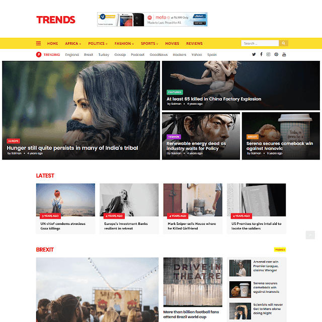 19 Best Free Premium Blogger Templates (2021) - Blogwaping