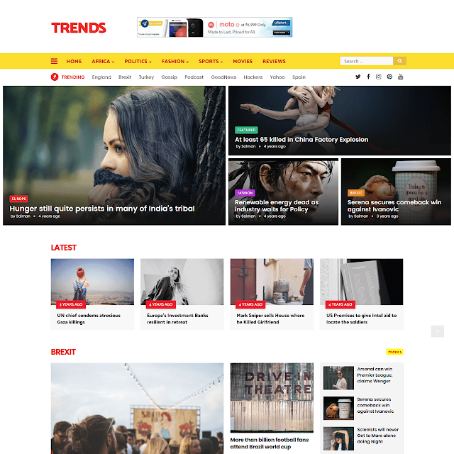 15+ Best Free Premium Blogger Templates (2022) - Blogwaping