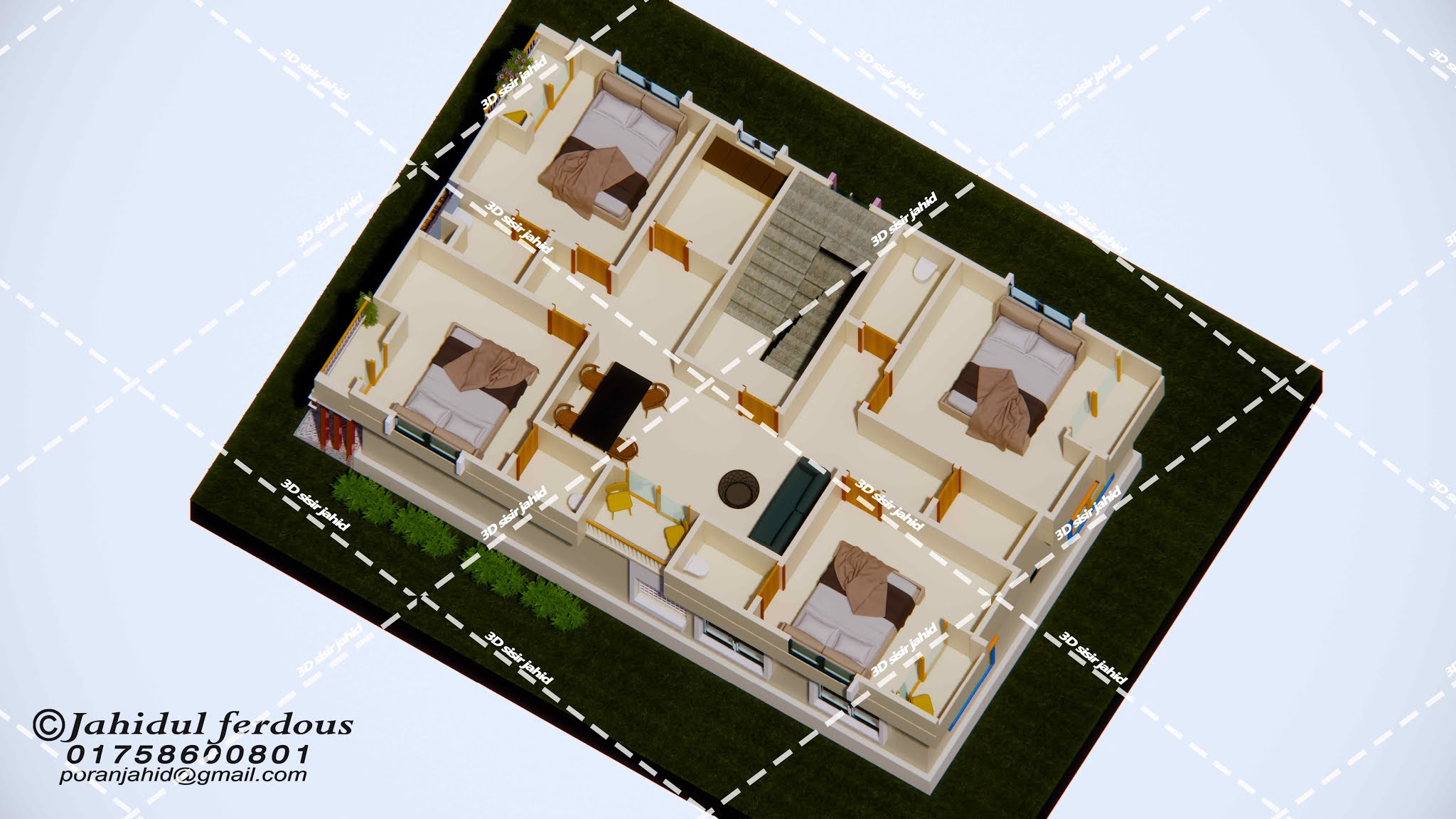 My Work: 5 story residential building