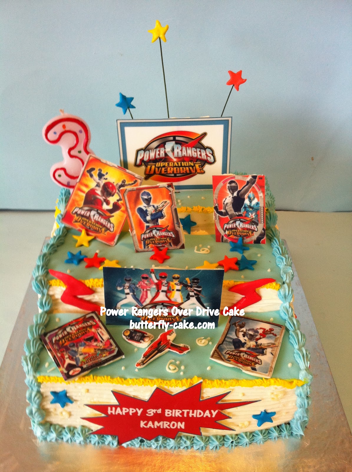 Butterfly Cake: Power Rangers Cake for Kamron