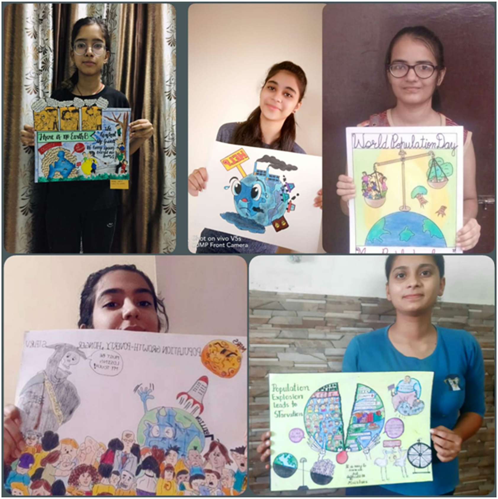 HMV NEWS: HMV Collegiate School organized Poster cum Cartoon making ...