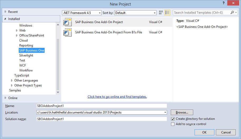 First SAP Business One Add-On Project on Visual St... - SAP Community