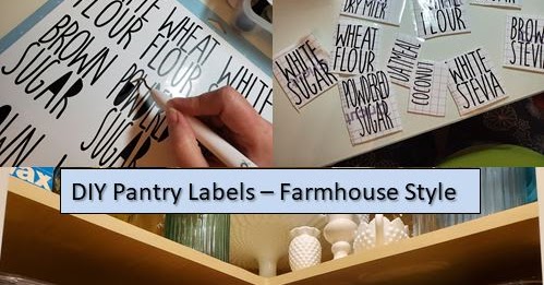 Random Memories: Pantry Labels - Farmhouse Style
