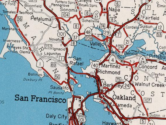 California State Route 37; the Blood Alley of San Pablo Bay