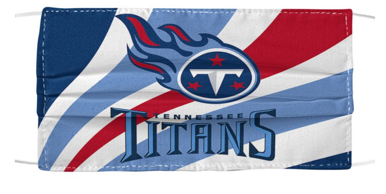 Cloth Face Mask - Fabric Face Mask: Tennessee Titans Face Mask