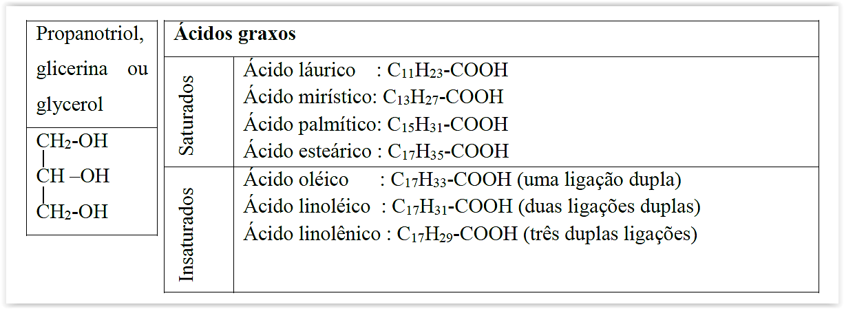 Classificação dos lípidos (lipídeos)