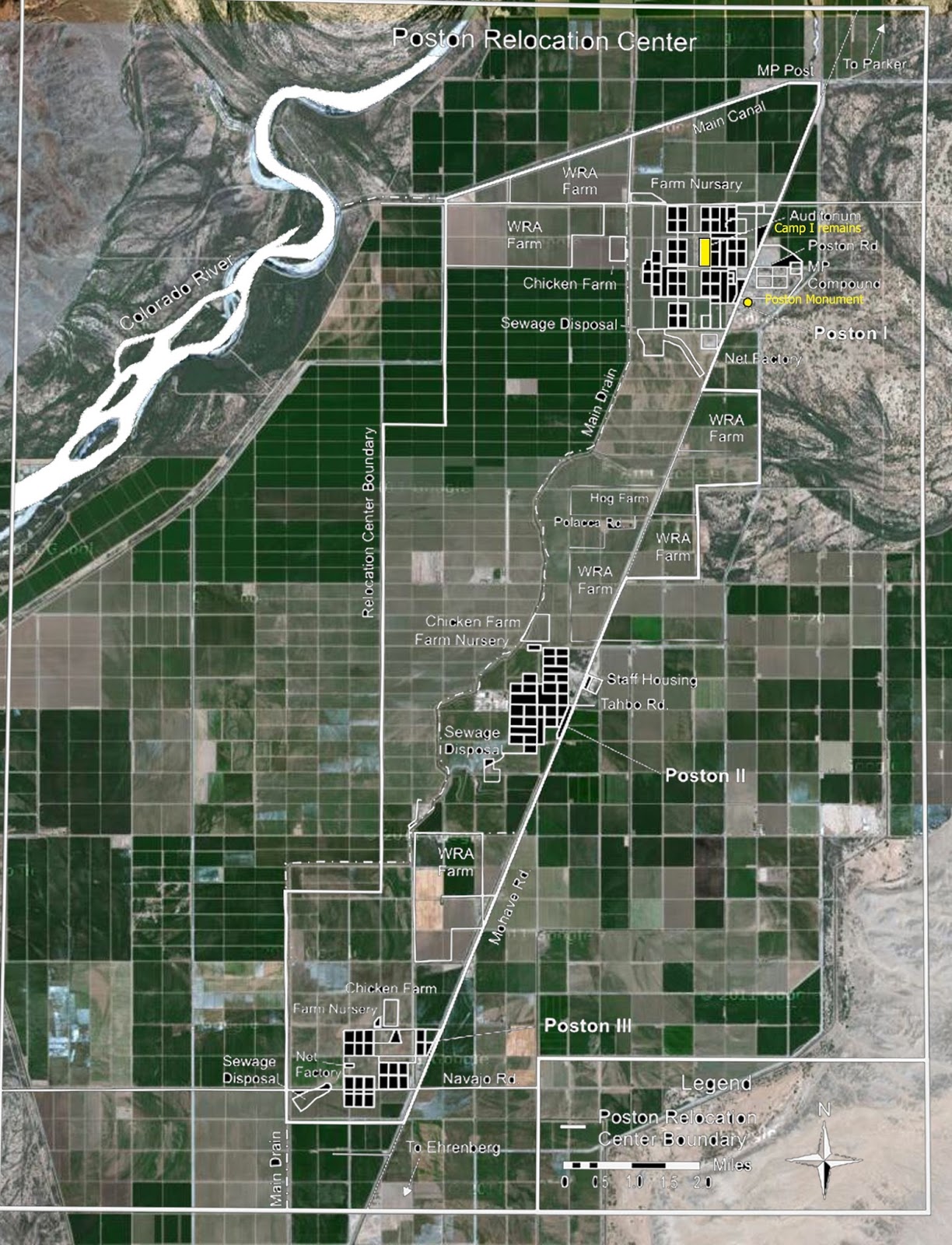 Poston Pilgrimage: MAPS