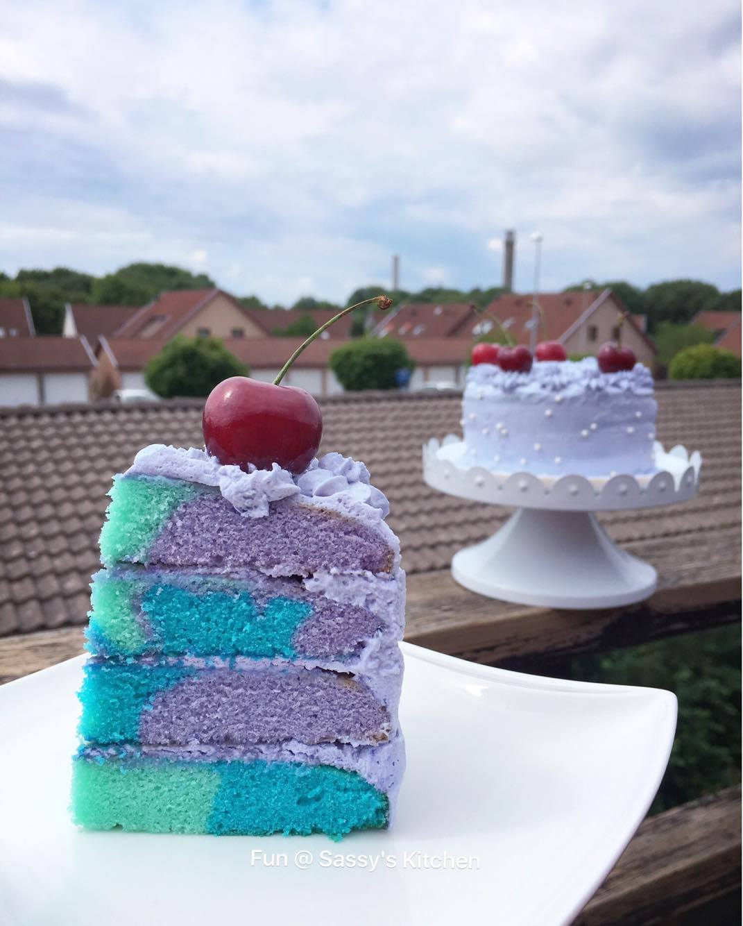 Plate & Palate: Nebula Cake by Angela Seah Thulin