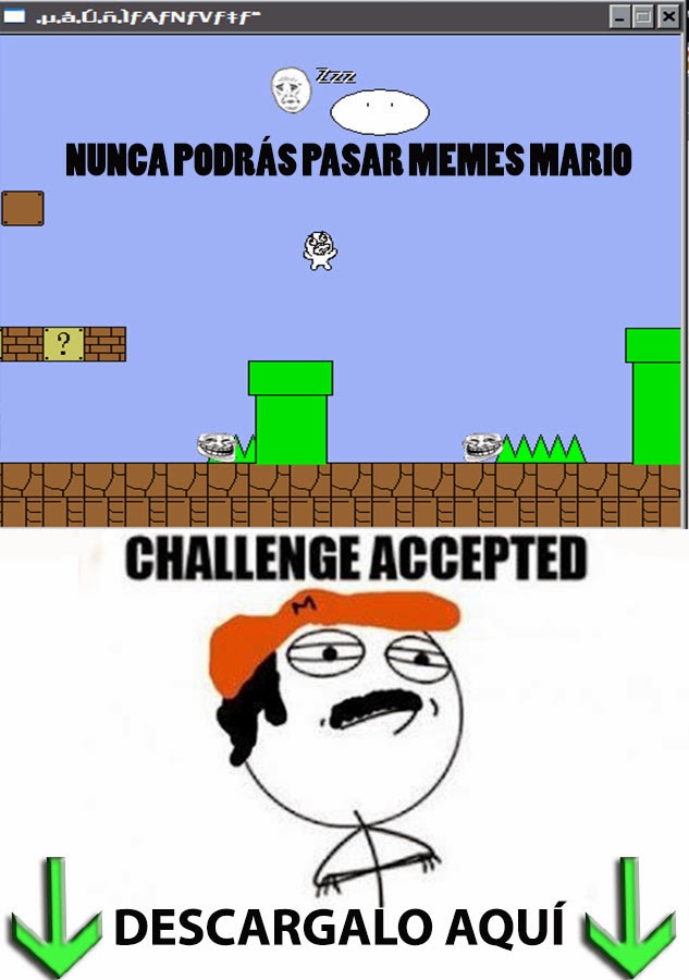 DESCARGA MEMES MARIO Ó MARIO TROLL
