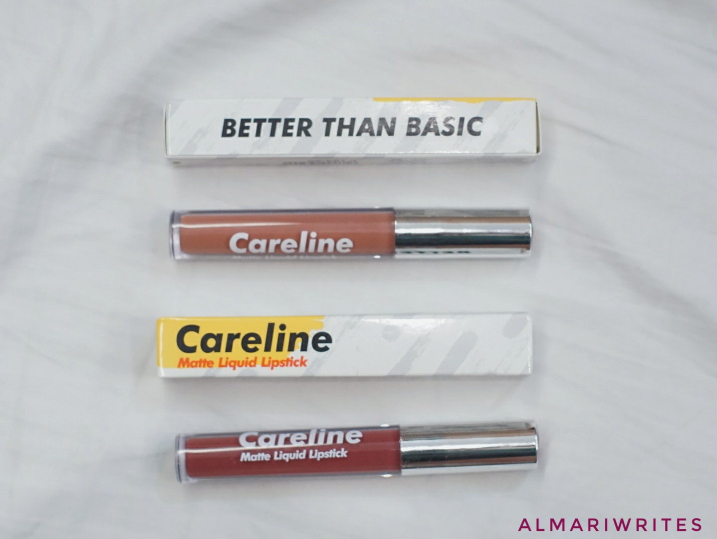 Careline Matte Liquid Lipstick Review - Almari Writes