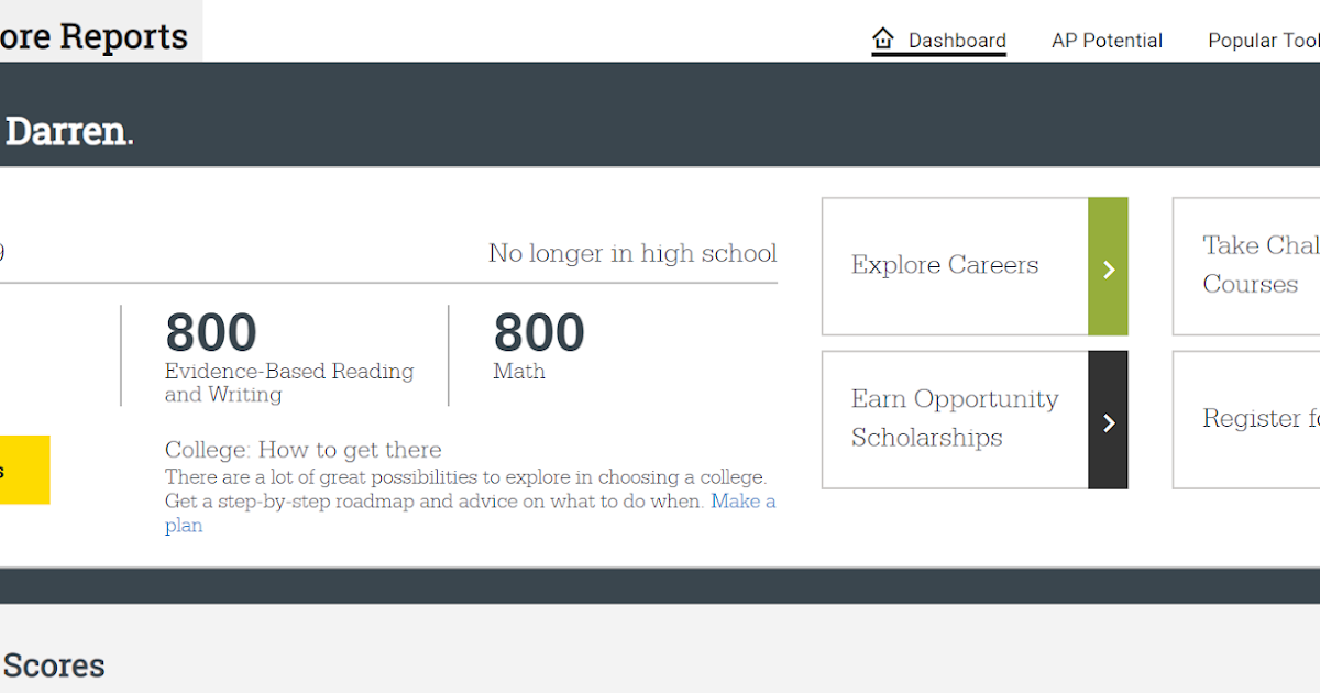 How to Read Your SAT Score Report ~ Perfect Scorer Test Prep